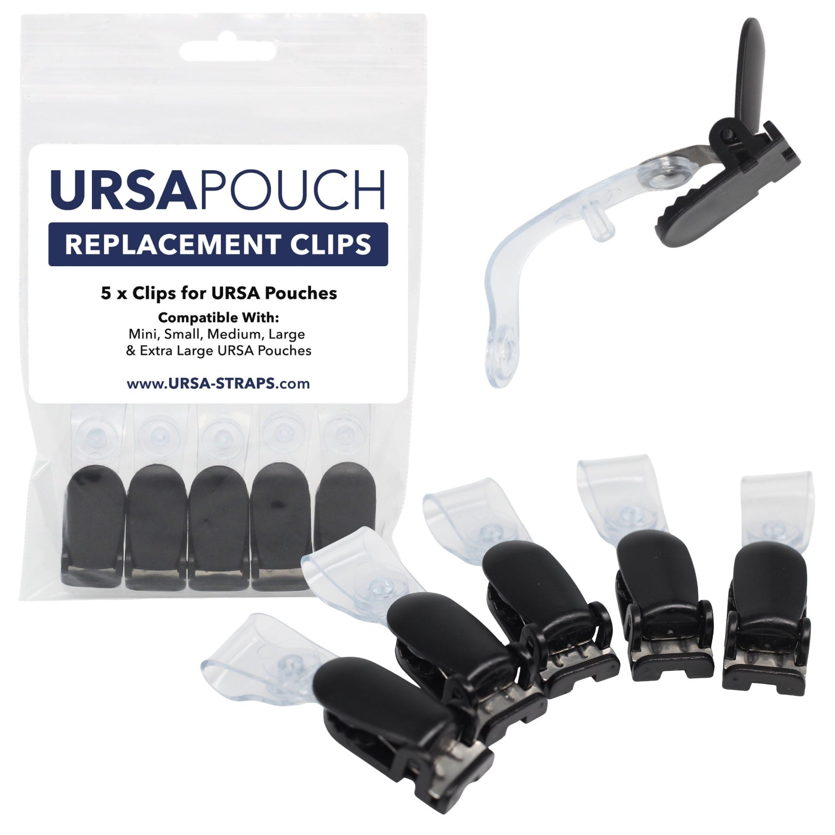 URSA Belt Pouch Clips - Pack of 5 – URSA Studio - Wireless Microphone ...