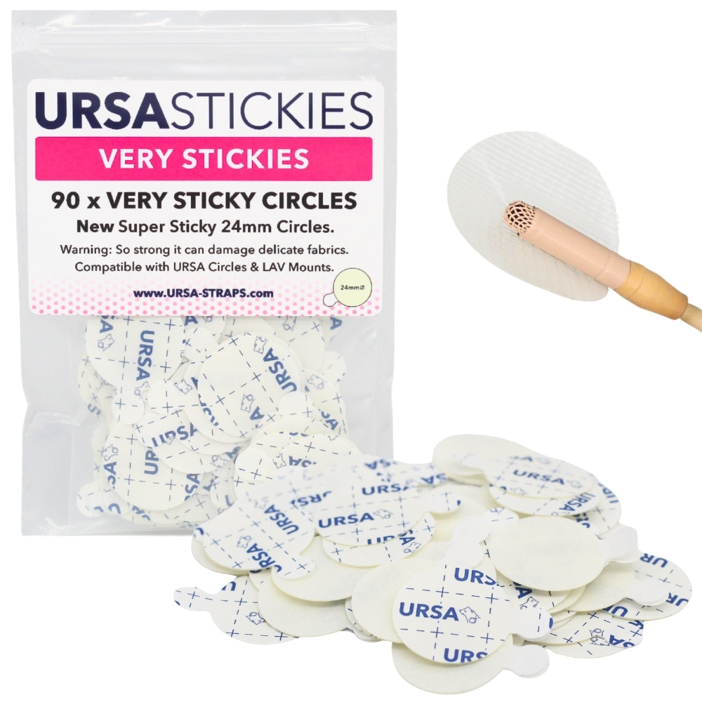 Very Sticky Circles – URSA Studio - Wireless Microphone Straps ...